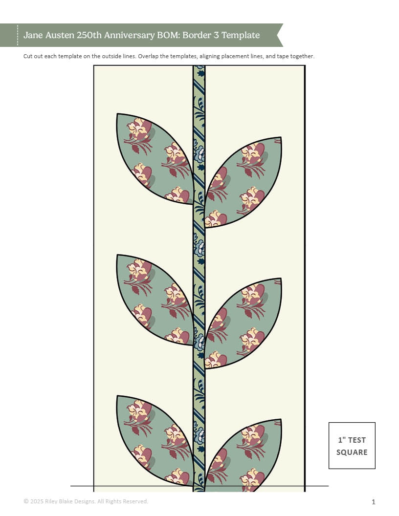 Jane Austen 250th Anniversary Sew Along | Riley Blake Designs