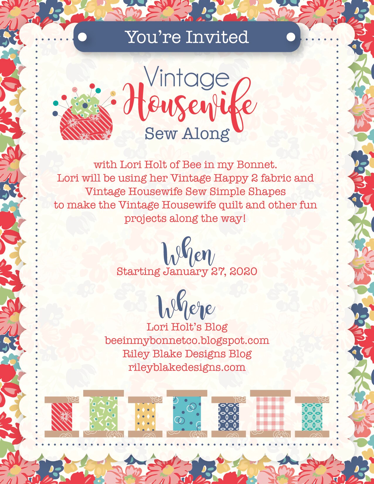 Vintage Housewife Sew Along Riley Blake Designs